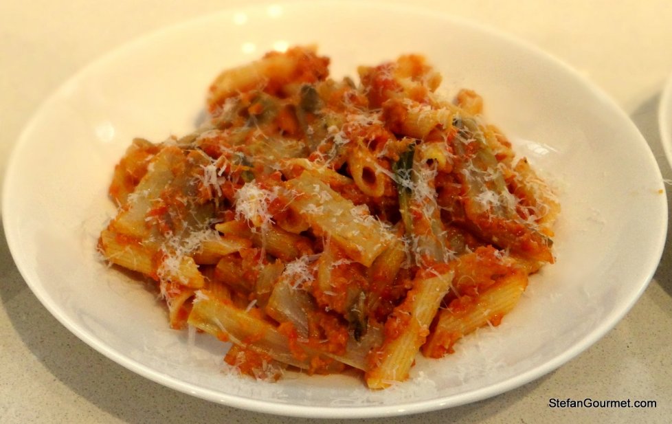 Pasta with Chard Stems (Penne alle Gambe di Coste) – Stefan's Gourmet Blog