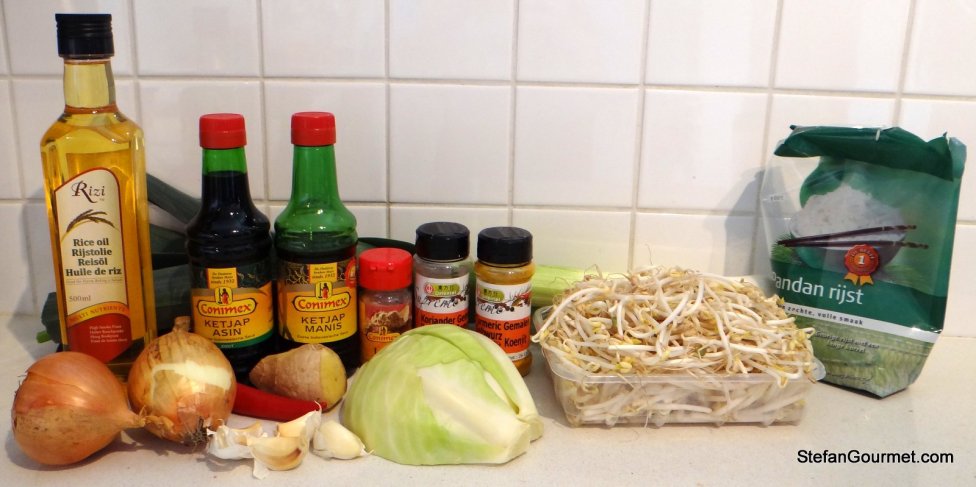 Dutch Nasi Goreng with Chicken Satay and Atjar – Stefan's Gourmet Blog