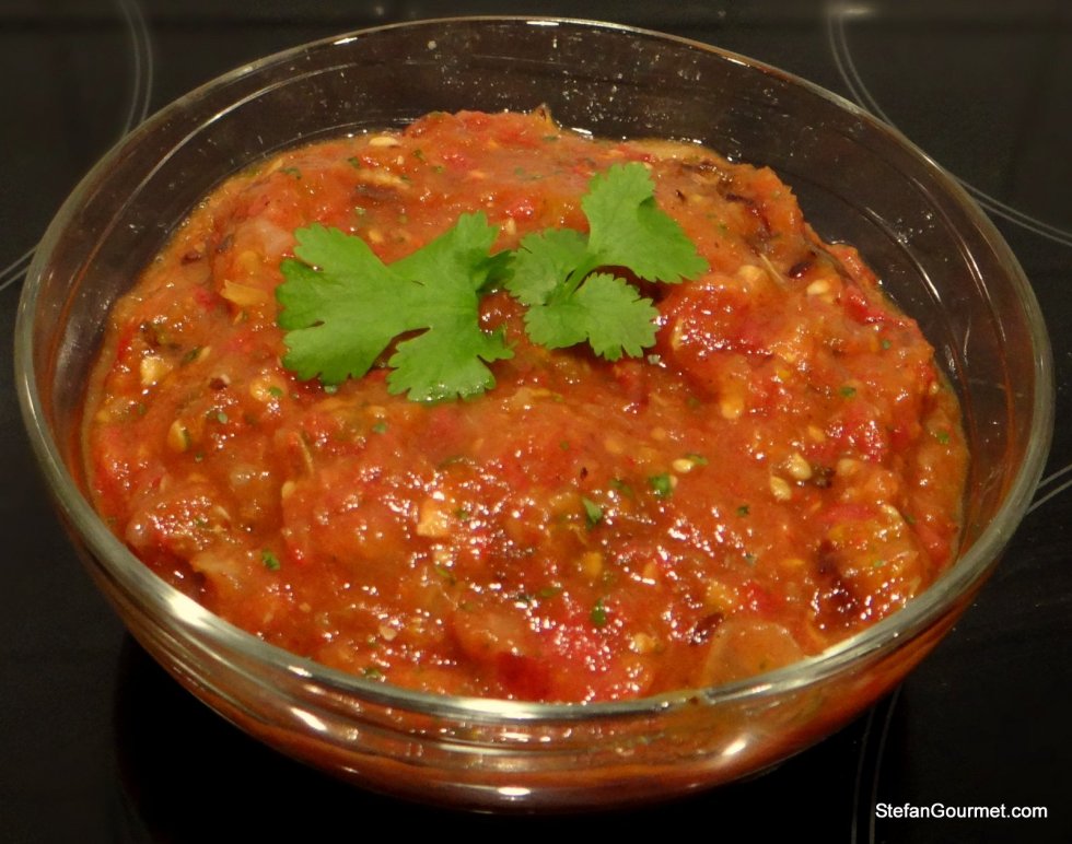 Salsa Roja (Roasted Tomato Salsa) – Stefan's Gourmet Blog
