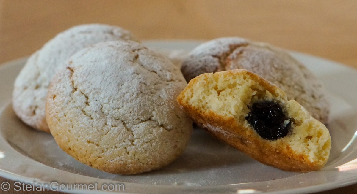 Almond Amarena Cookies – Stefan's Gourmet Blog