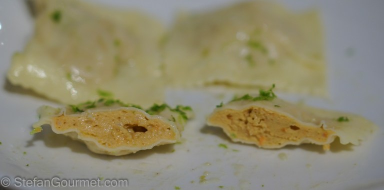 Thai-Italian Fusion: Shrimp Ravioli with Coconut and Green Curry ...
