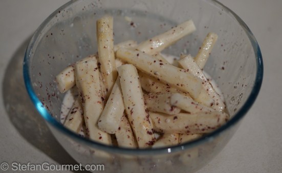 Salsify à la Clayton with Duck – Stefan's Gourmet Blog