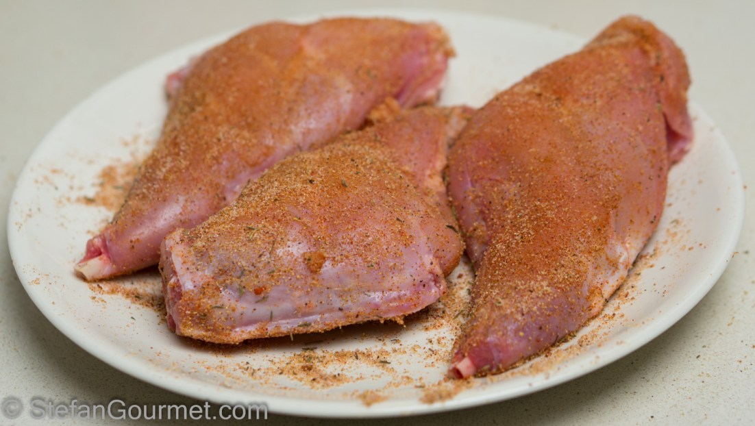 Cajun Rabbit Sous-Vide – Stefan's Gourmet Blog
