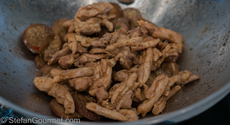 Thai Chicken and Eggplant Stir-Fried with Red Curry (Pad Phed Gai ...