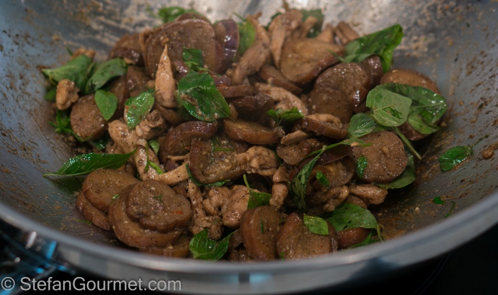 Thai Chicken and Eggplant Stir-Fried with Red Curry (Pad Phed Gai ...