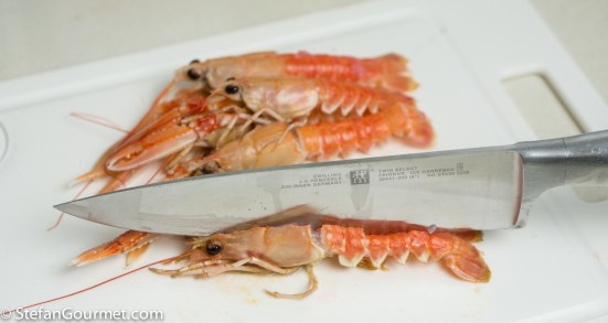 Scampi alla Bùsara (Škampi na Buzaru) – Stefan's Gourmet Blog