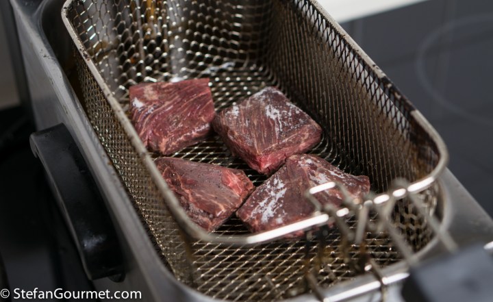 Post Sous-Vide Searing by Deep Frying – Stefan's Gourmet Blog