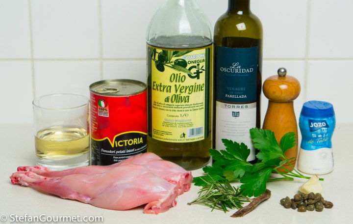 Rabbit in Piquant Sauce, Stovetop Braised or Sous-Vide (Coniglio in ...
