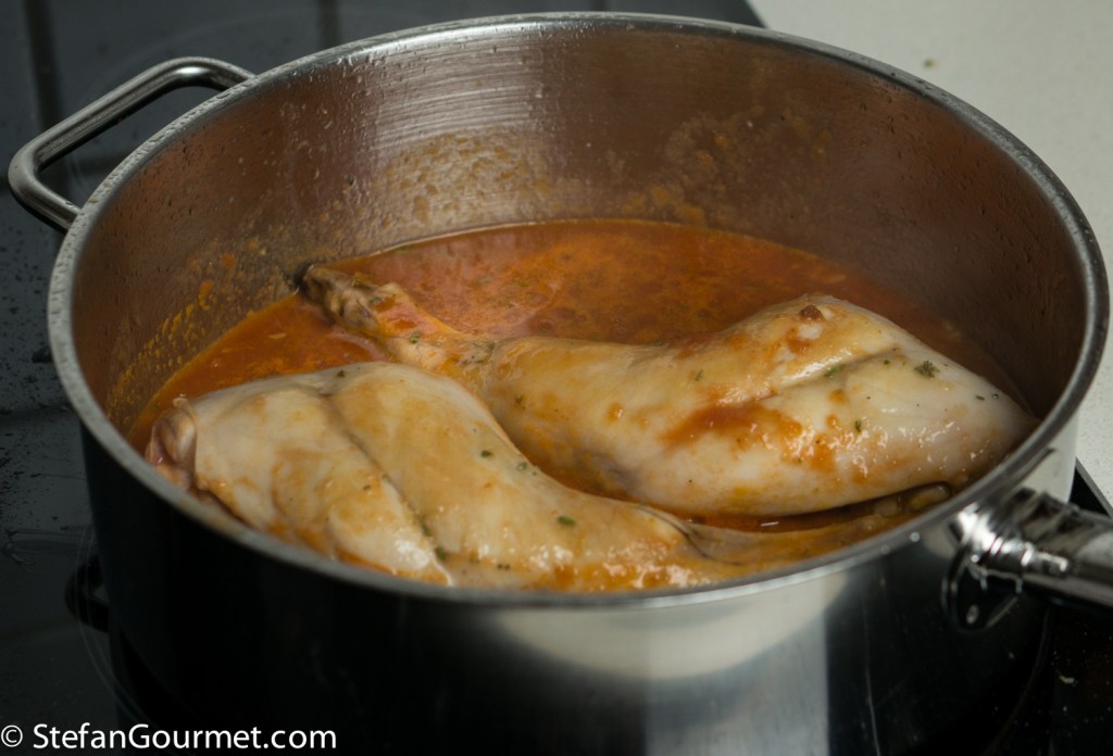 Rabbit in Piquant Sauce, Stovetop Braised or Sous-Vide (Coniglio in ...