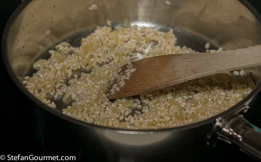 Split Pea Risotto with Hot Smoked Salmon – Stefan's Gourmet Blog