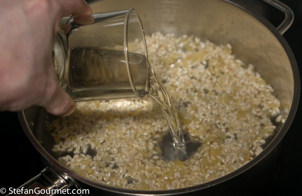 Split Pea Risotto with Hot Smoked Salmon – Stefan's Gourmet Blog