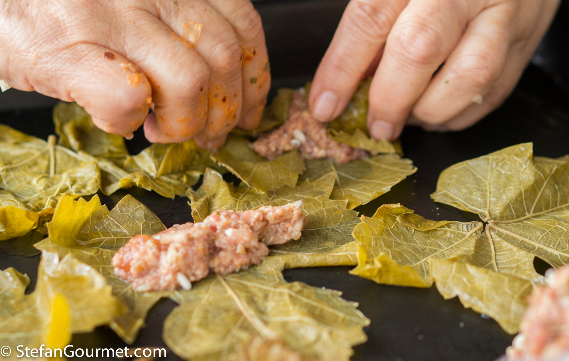 Çiğdem’s Yaprak Sarma (Meat Wrapped in Grape Leaves) – Stefan's Gourmet ...