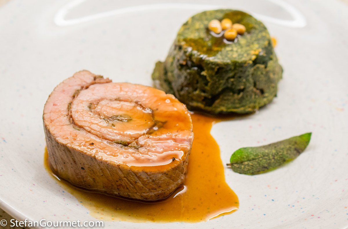 Veal Roulade with Prosciutto and Sage (Punta di Vitello con Prosciutto ...