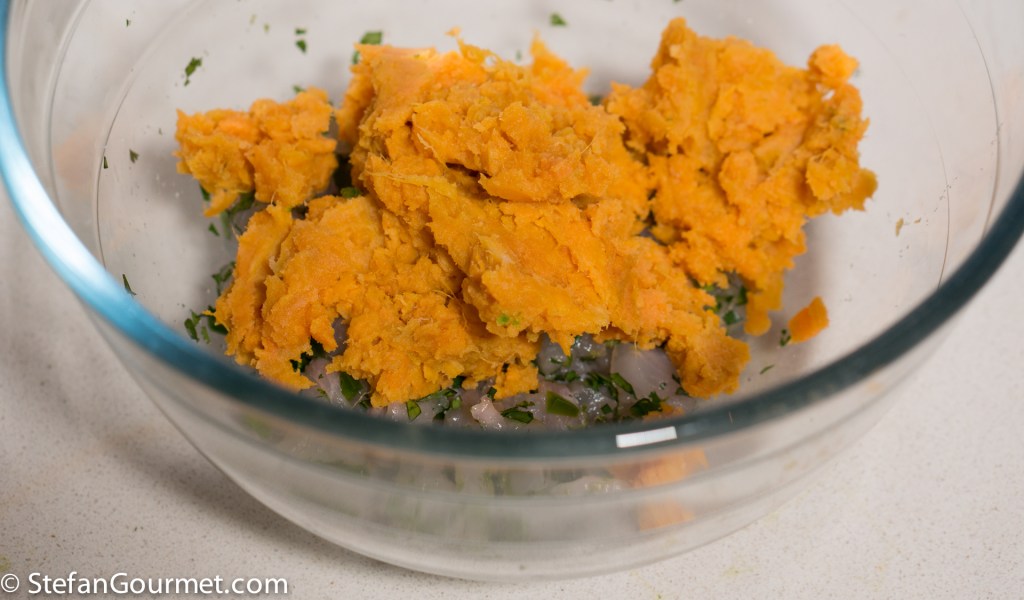 Sweet Potato Fish Cakes with Lime, Cilantro, and Jalapeño – Stefan's ...