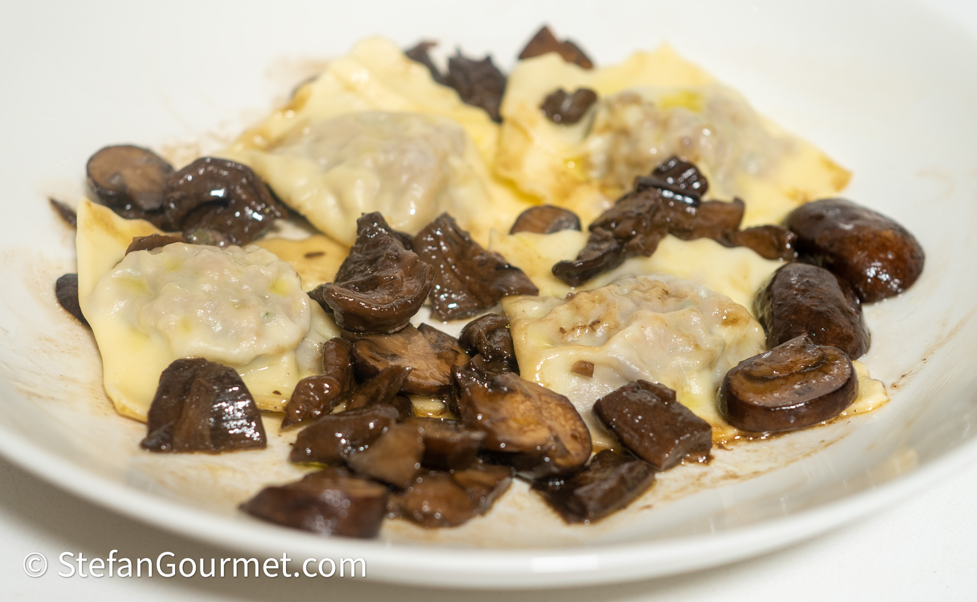 Wild Boar Ravioli with Mushrooms (Ravioli di Cinghiale con Funghi ...