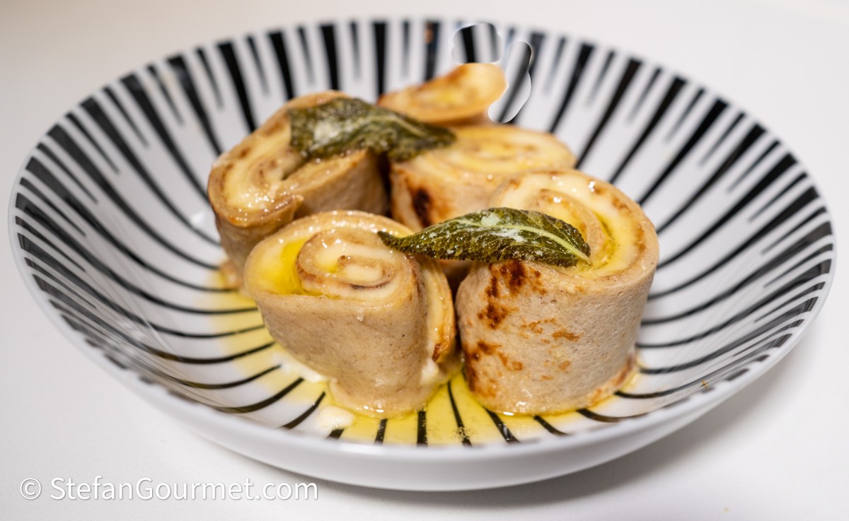 Manfrigole (Buckwheat Pancakes Filled With Casera Cheese) – Stefan's ...