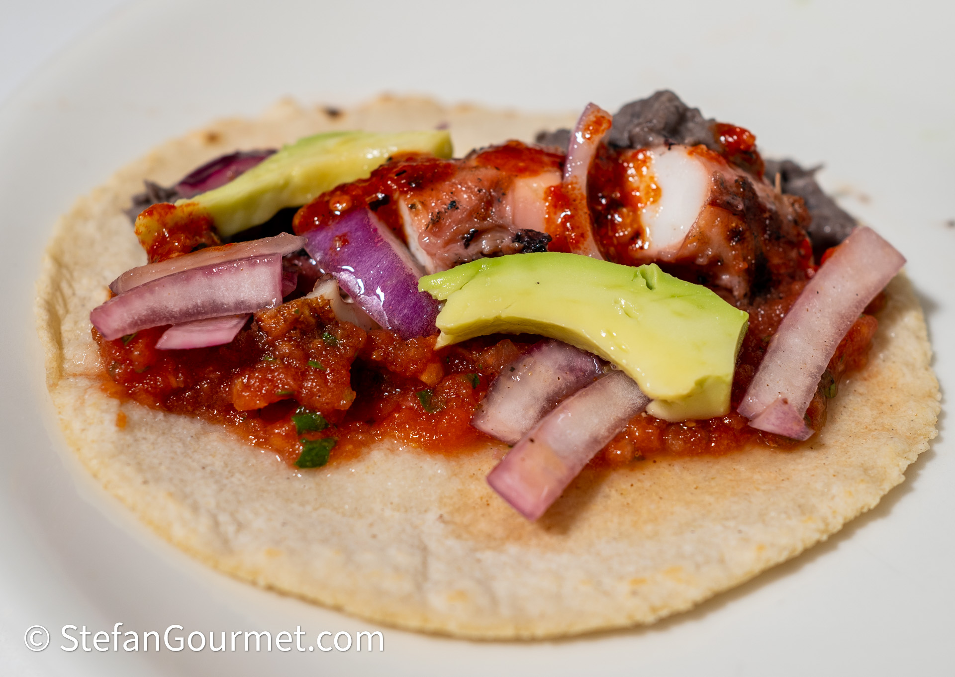 Octopus Poc Chuc – Stefan's Gourmet Blog