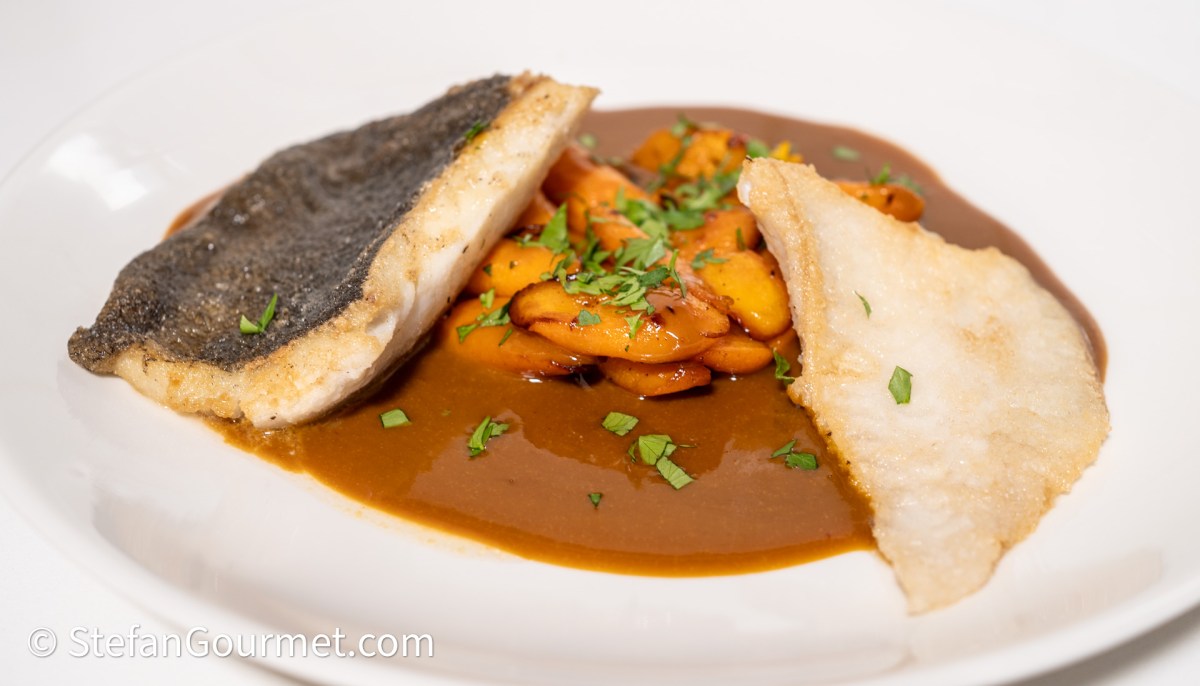 Turbot with Carrots and Bisque – Stefan's Gourmet Blog