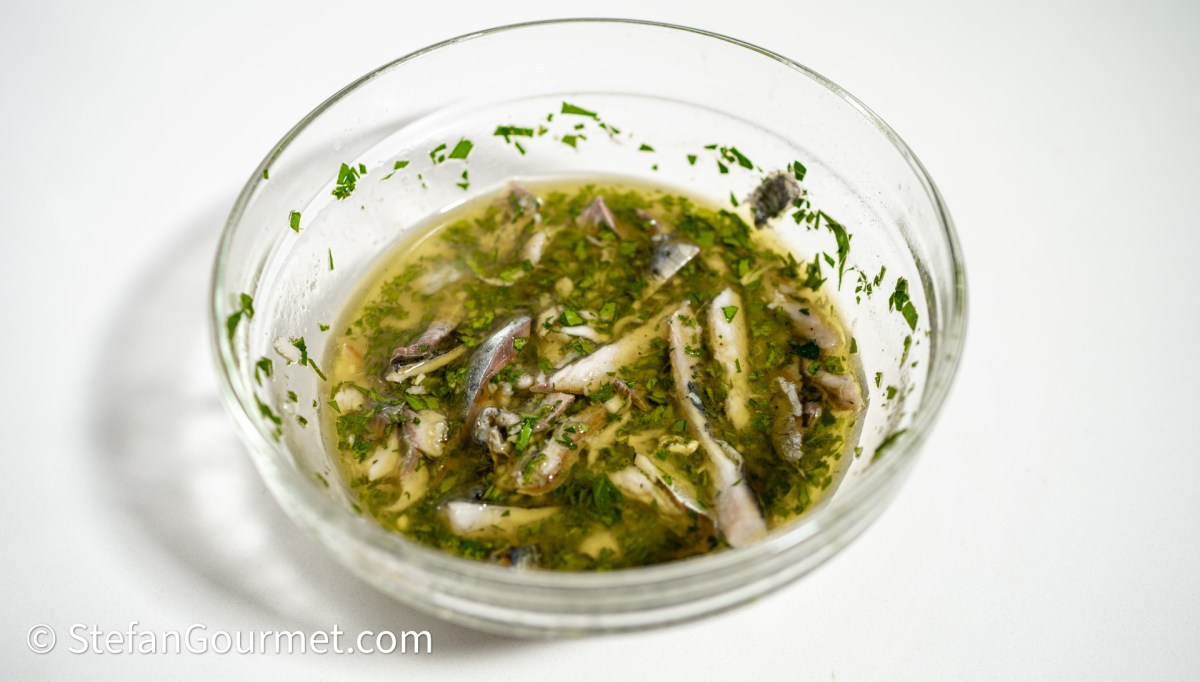 Boquerones en Vinagre (Marinated Anchovies) made from Sardines – Stefan ...
