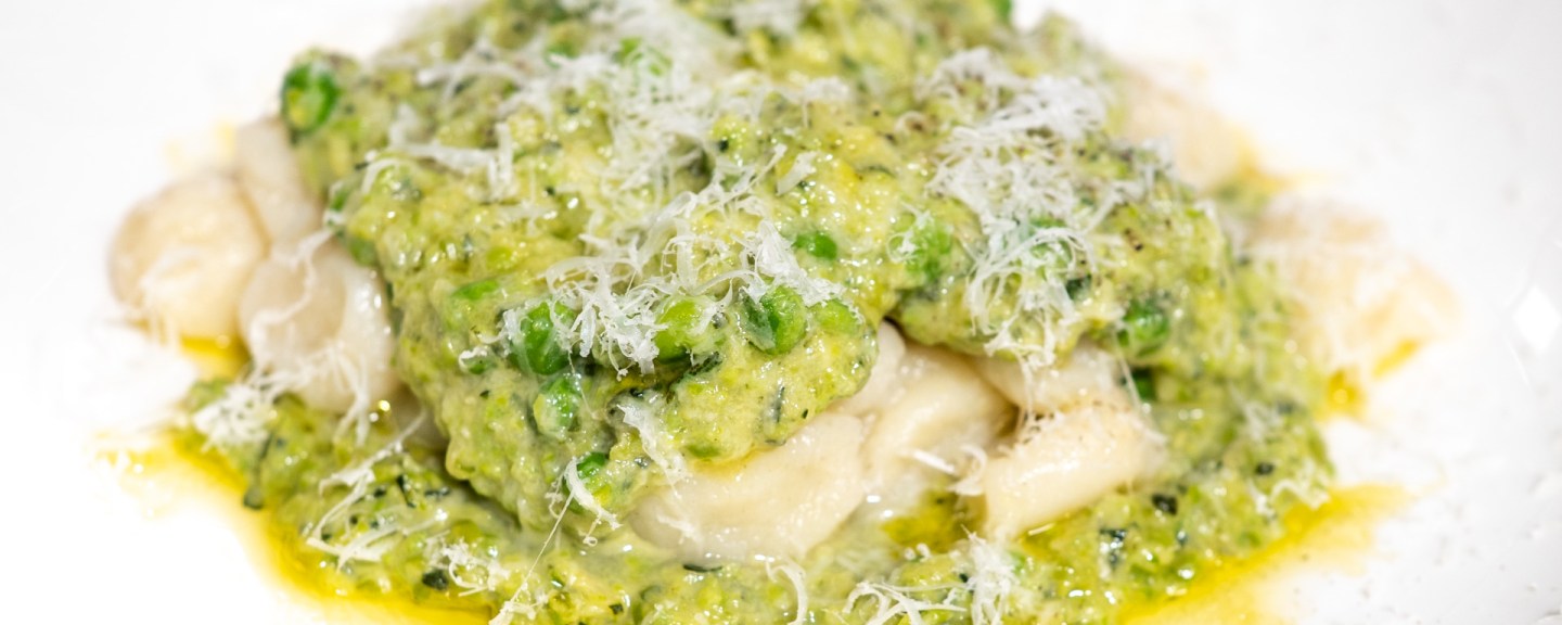 Potato Gnocchi with Garden Peas, Zucchini & Ricotta Recipe